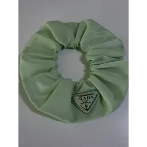Prada | Accessories | New Prada Hair Scrunchie Renylon New Green ...